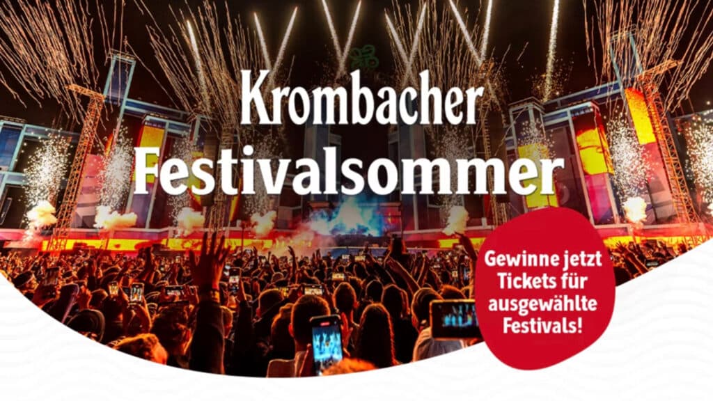 Krombacher Festival Sommer 2025 Gewinnspiel - Gewinnspiele-in-Deutschland.de
